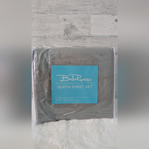 Bella Russo | Bedding | Gray Queen Sheet Set | Poshmark